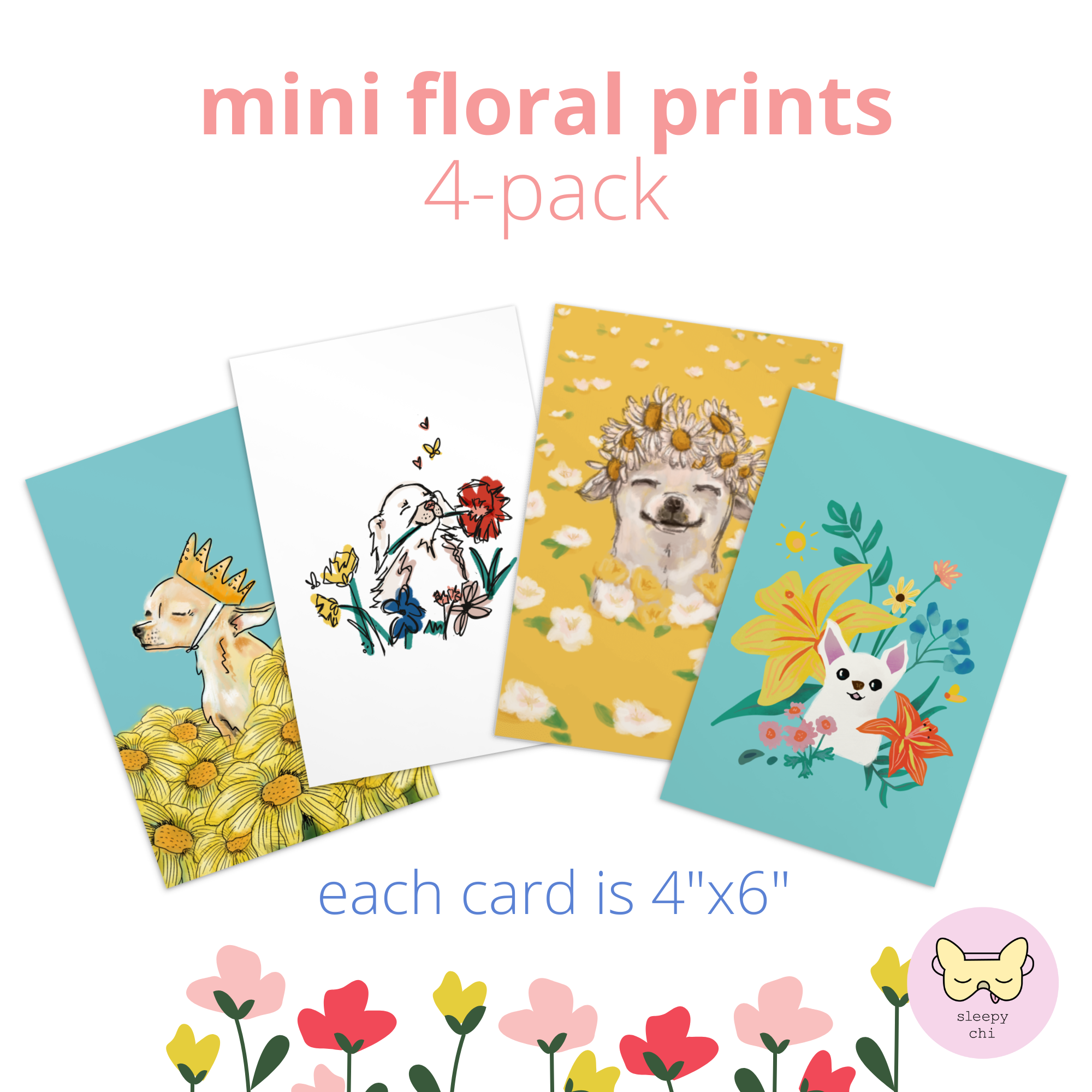 Mini Prints – Sleepy Chi
